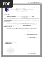 CSC Form No. 33-A Appointment Template | PDF | Government Information ...