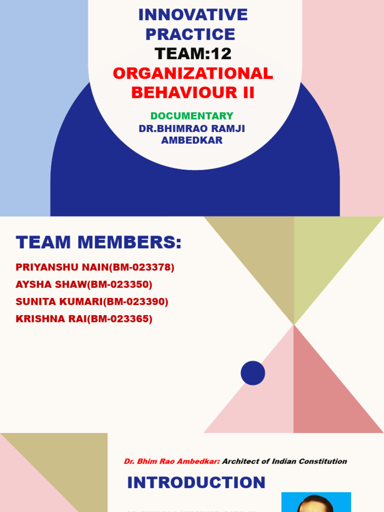 Innovative Practice Ob II P | PDF | Dalit | Leadership