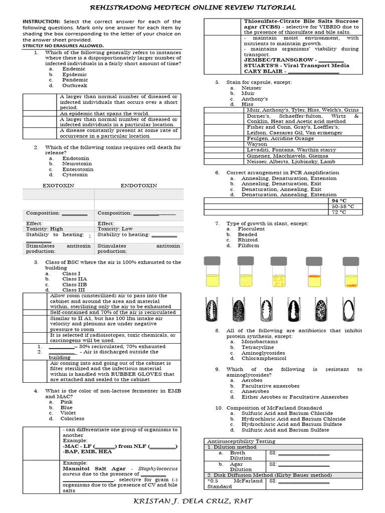 MICRO PRE TEST - Unlocked | PDF | Staphylococcus | Tuberculosis