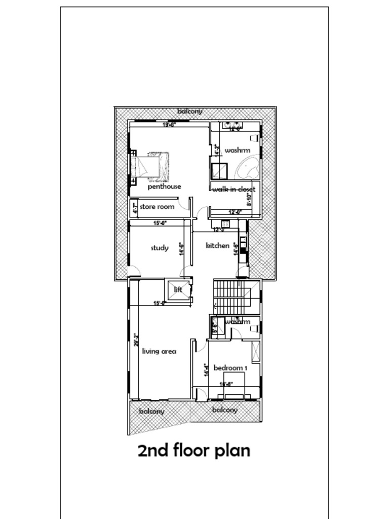 2nd Floor Plan: Balcony | PDF