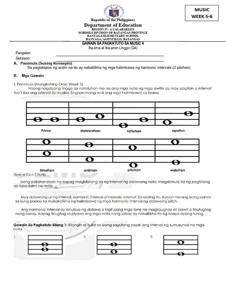 Activity Sheets Week 1 2 Q4 | PDF | Water | Fresh Water