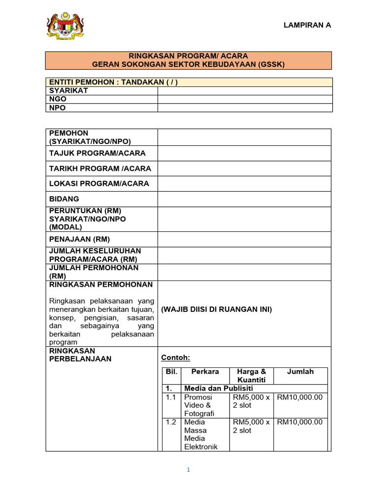 Lampiran A - Ringkasan Program Acara 7.3.2024 | PDF