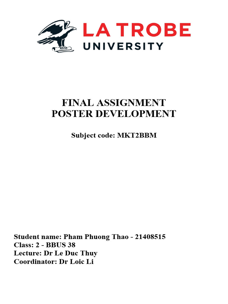 (BBM) Final Assignment Official - Pham Phuong Thao | PDF | Brand | Juice