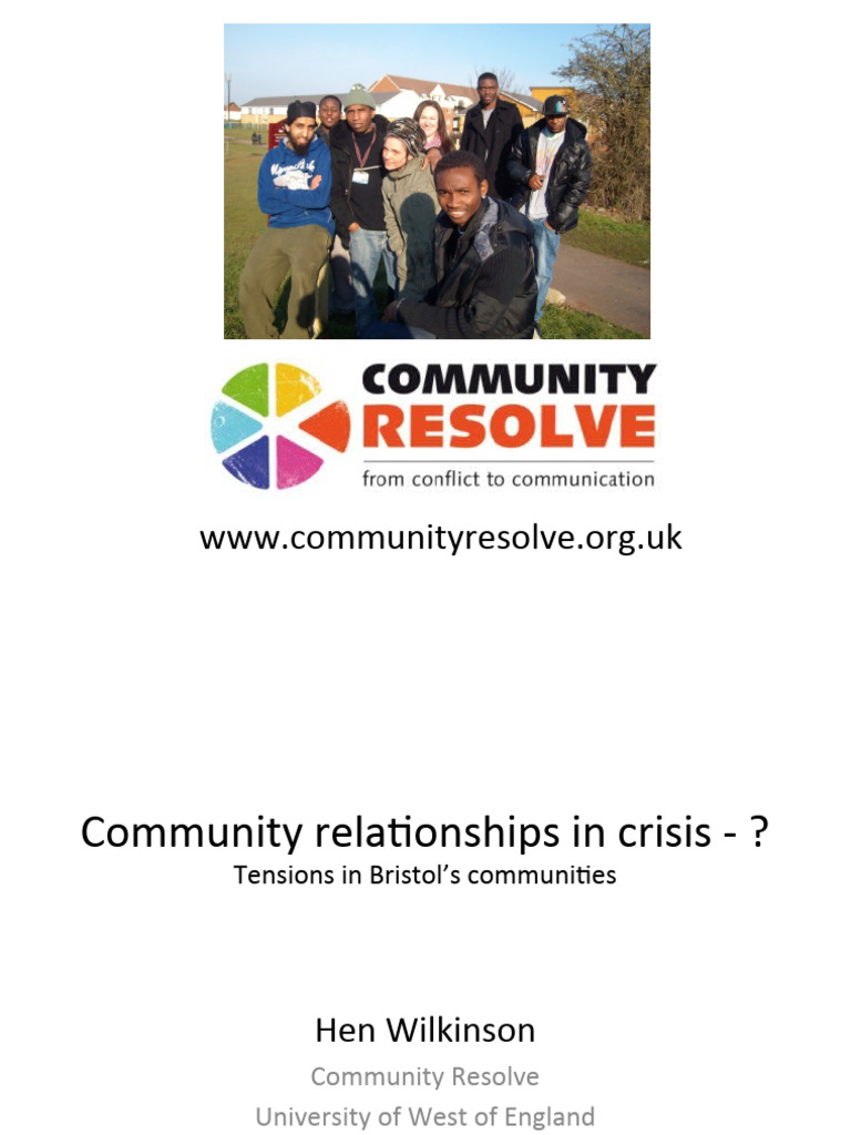 Bristol Community Tensions and Solutions | PDF | Community | Employment