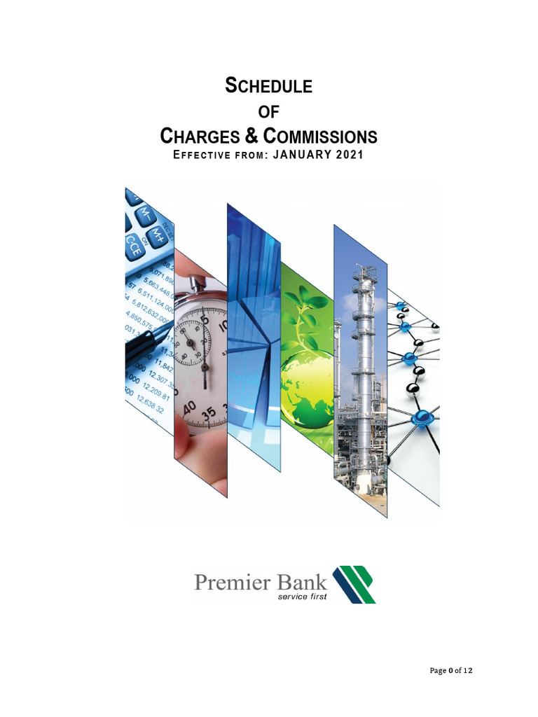 Schedule of Charges Commissions - Conventional Banking Effective From ...