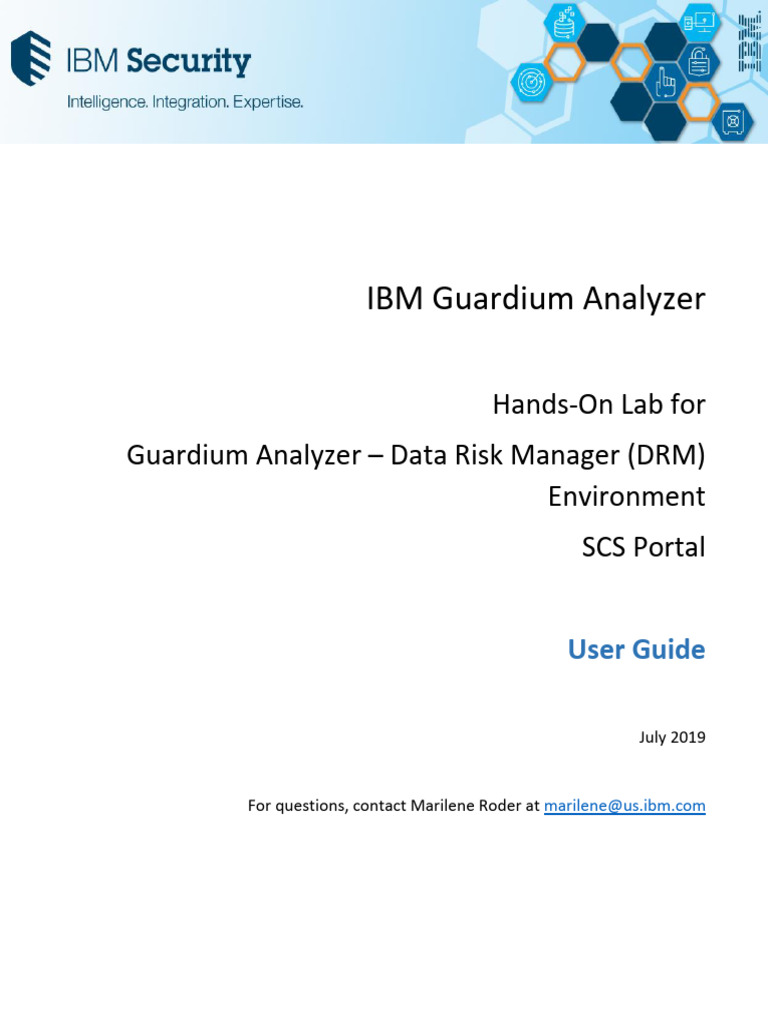 Guardium Analyzer For DRM-Analyzer PoT | PDF | Ibm Db2 | Databases Guardium Analyzer For DRM-Analyzer PoT | PDF | Ibm Db2 | Databases