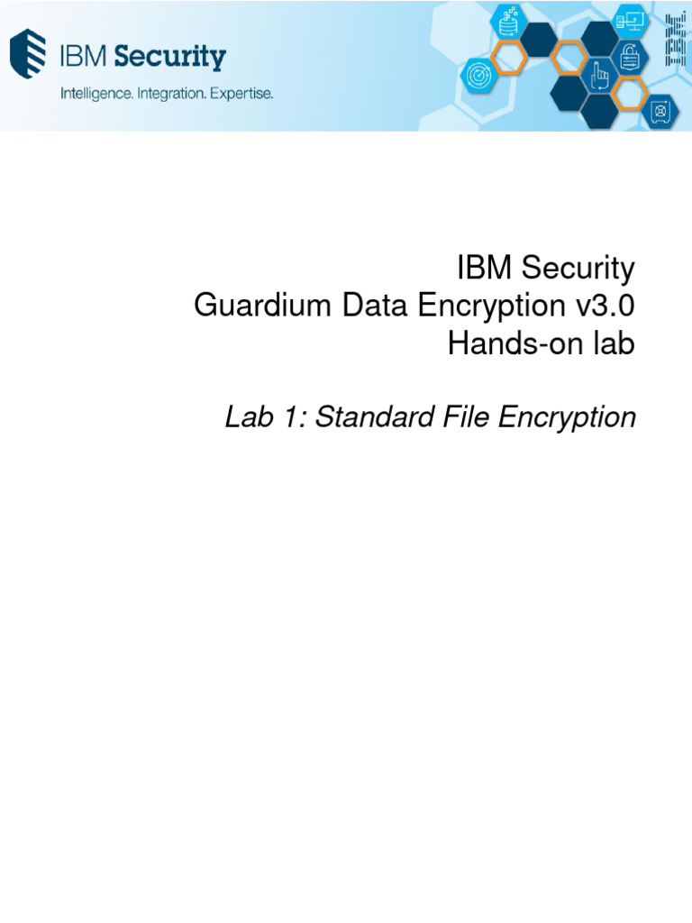 IBM Guardium Data Encryption Lab | PDF | Operating System | Encryption