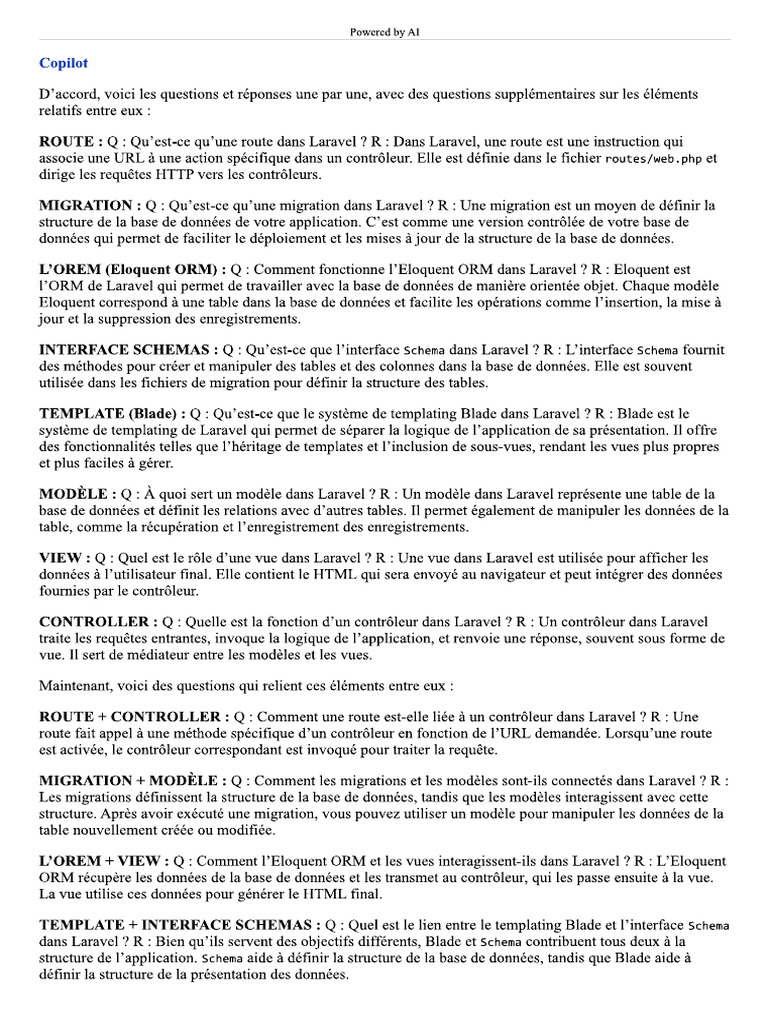 Explication Base Laravel | PDF