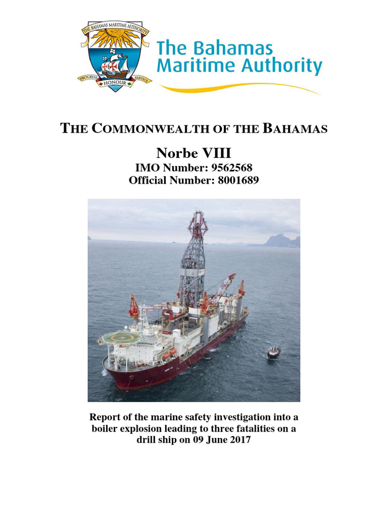 BMA Investigation Report Boiler Explosion Resulting in Three Fatalities ...