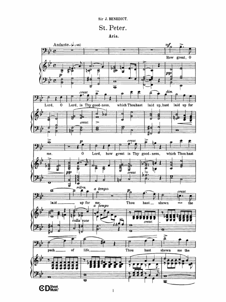 Aria Sacra para Mezzo 6 | PDF