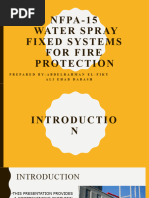 Water Spray System Design NFPA15 With Calculations | PDF