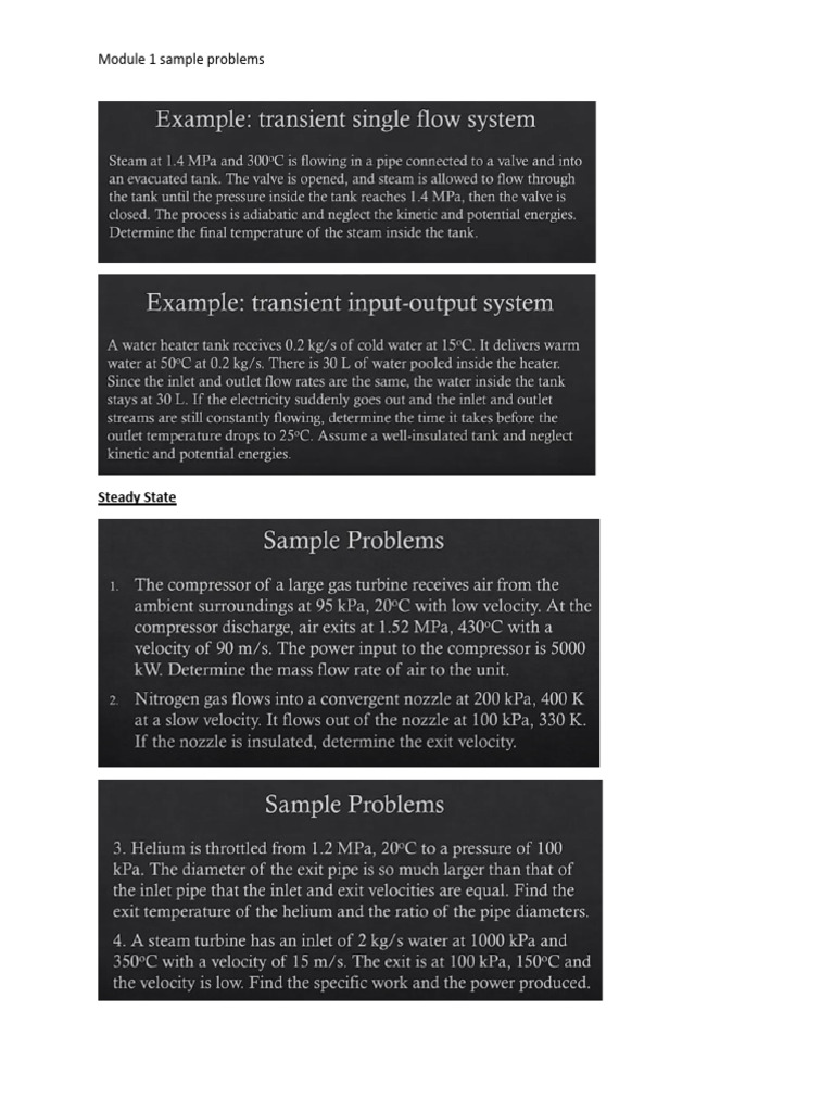 CH126P Mod 1 Sample Problems | PDF | Science & Mathematics | Technology & Engineering