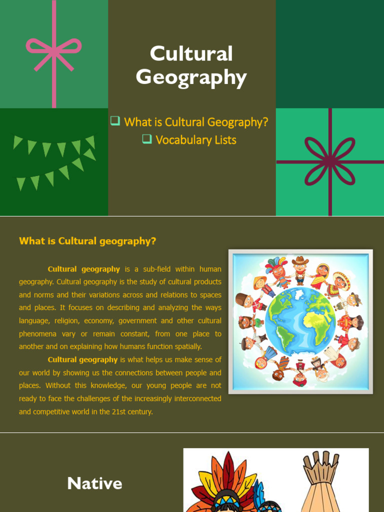 Understanding Cultural Geography Basics | PDF | Social Science | History