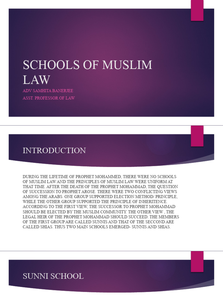 65f28afe9fc76 - Schools of Muslim Law | PDF | Shia Islam | Isma'ilism