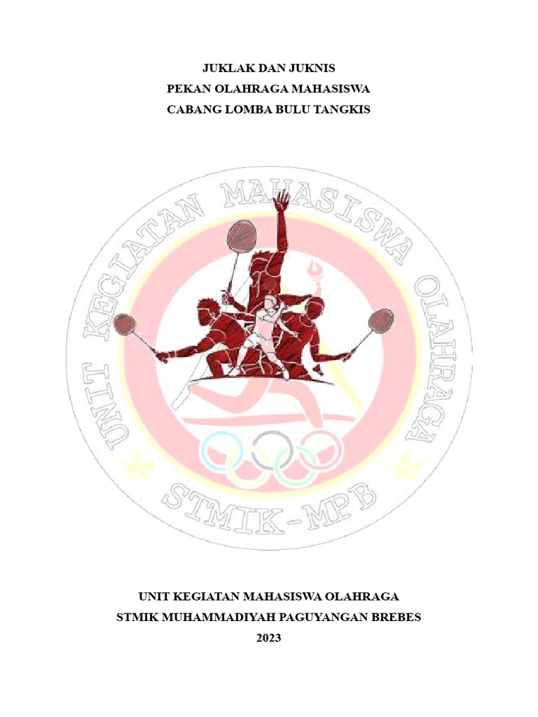 Juklak Lomba Bulu Tangkis Mahasiswa 2023 | PDF | Sains & Matematika ...