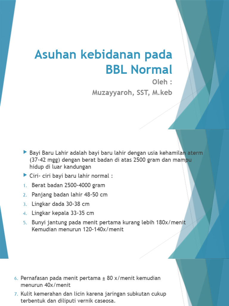 Asuhan Kebidanan BBL Normal | PDF
