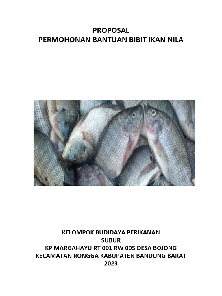 Proposal Perikanan | PDF