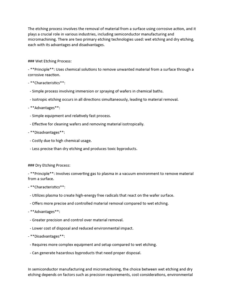 Etch Bsg Test | PDF | Doping (Semiconductor) | Semiconductors