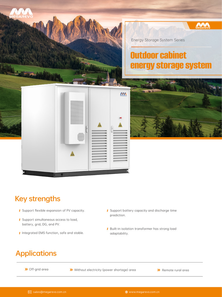 Outdoor cabinet energy storage system V1.2 | Download Free PDF ...