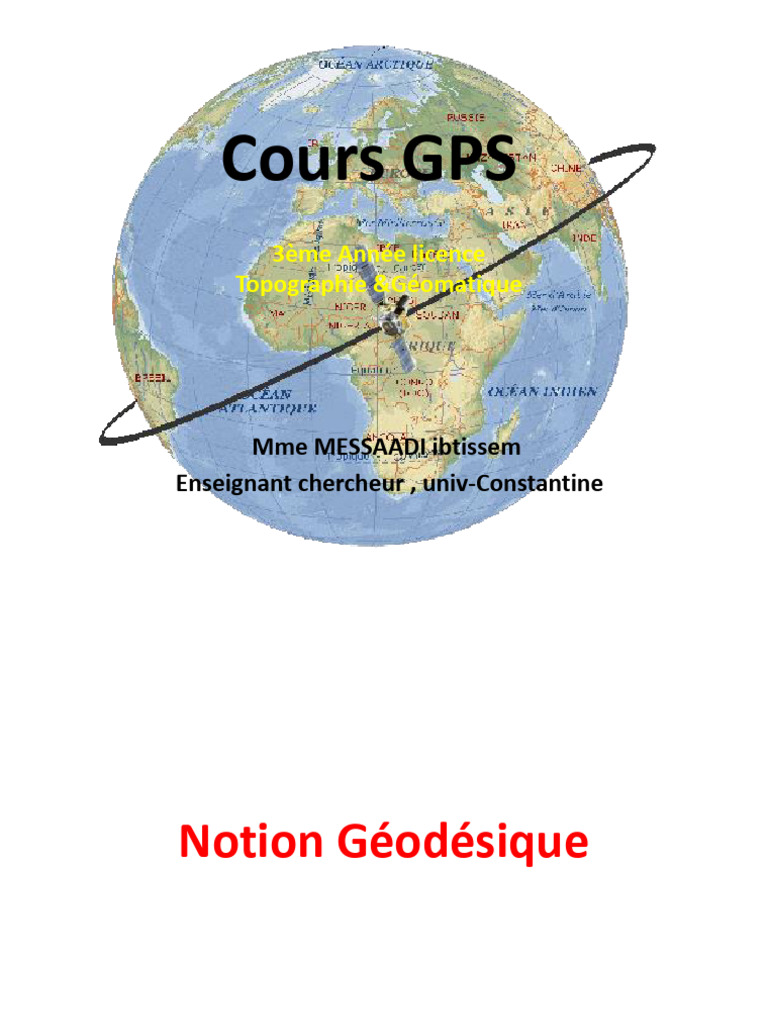 Cours de GPS en Topographie | PDF | Système de positionnement global ...