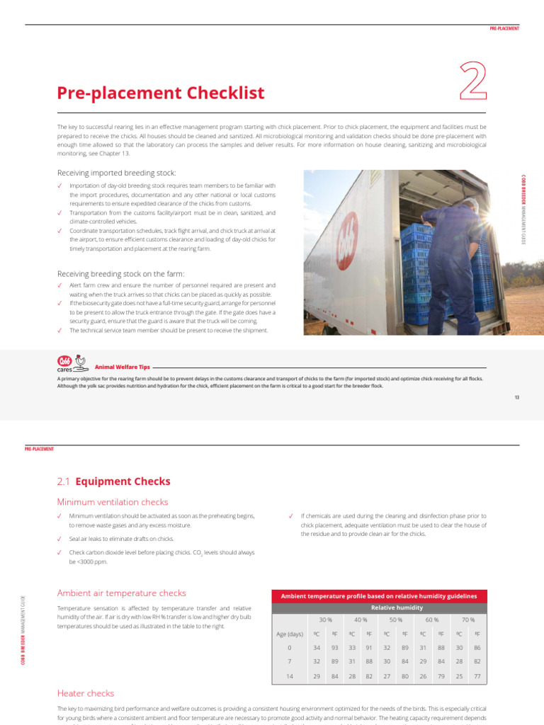 Breeder Guide 2021 - Pre - Placement - Checklist | PDF | Birds | Carbon ...