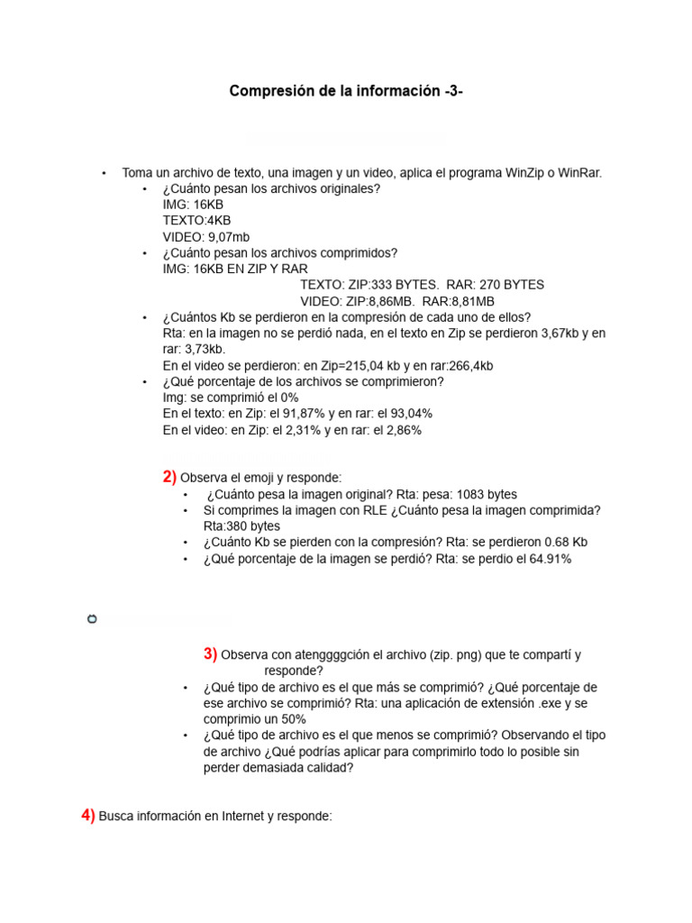Análisis de Compresión de Archivos | PDF | Zip (formato de archivo ...