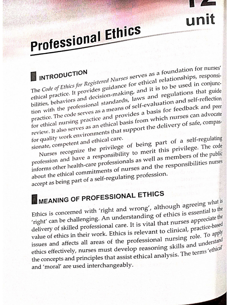 Professional Ethics | PDF