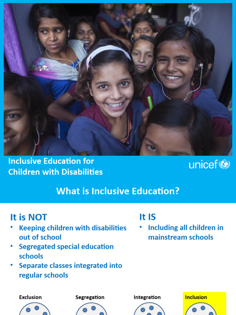 Mark Waltham Unicef | PDF | Inclusion (Education)
