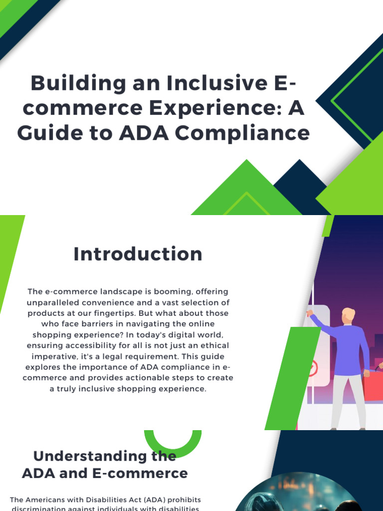 ADA Compliance for E-commerce | PDF | Accessibility | Americans With ...