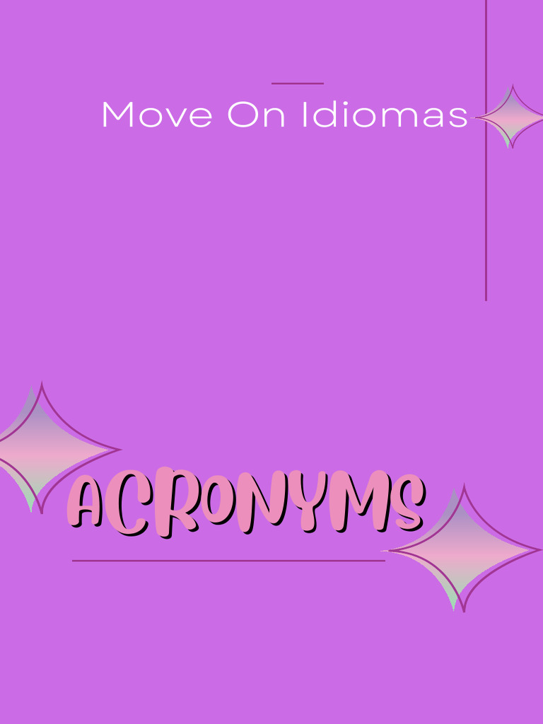 Acronyms E-Book | PDF | Mergers And Acquisitions | Marketing