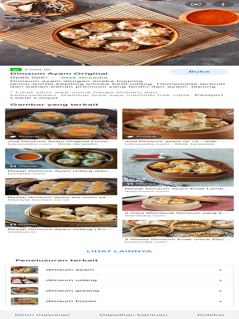 Dimsum Original - Google Penelusuran | PDF