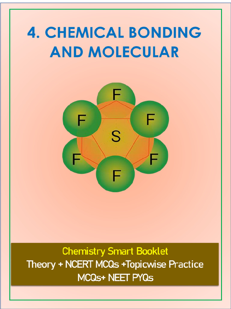 Chemical Bonding For Neet Chemistry | PDF