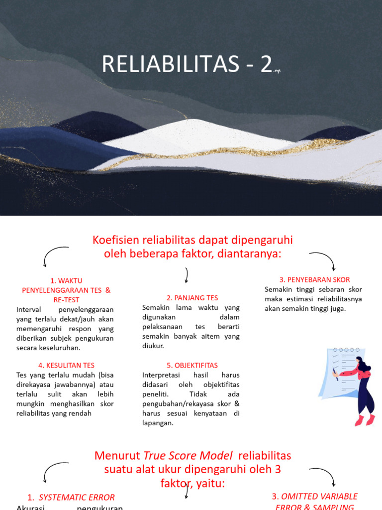 Faktor Penentu Reliabilitas Tes | PDF