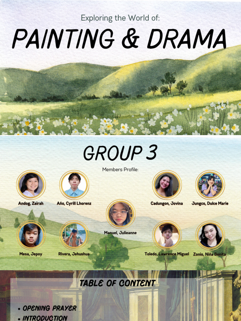 Group 3 Presentation (3) | Download Free PDF | Paintings | William Shakespeare