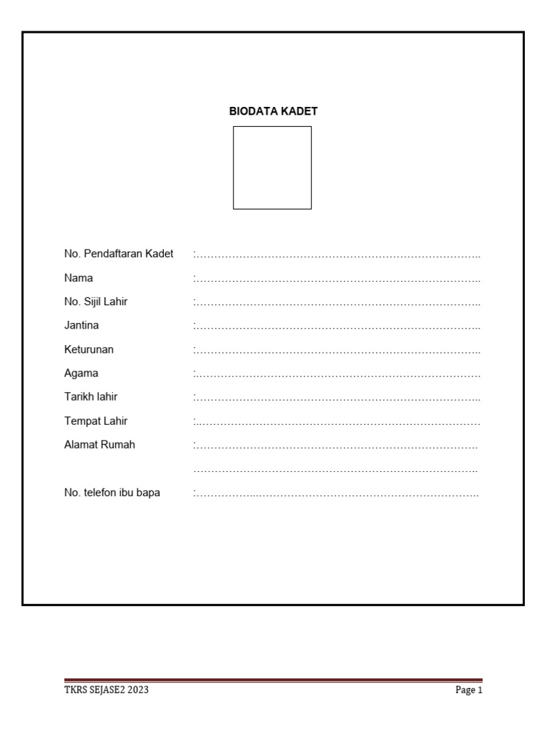 BUKU LOG TUNAS KRS 2023 | PDF