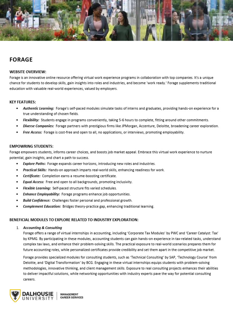 2023 - Forage - Final | PDF | Internship | Job Hunting
