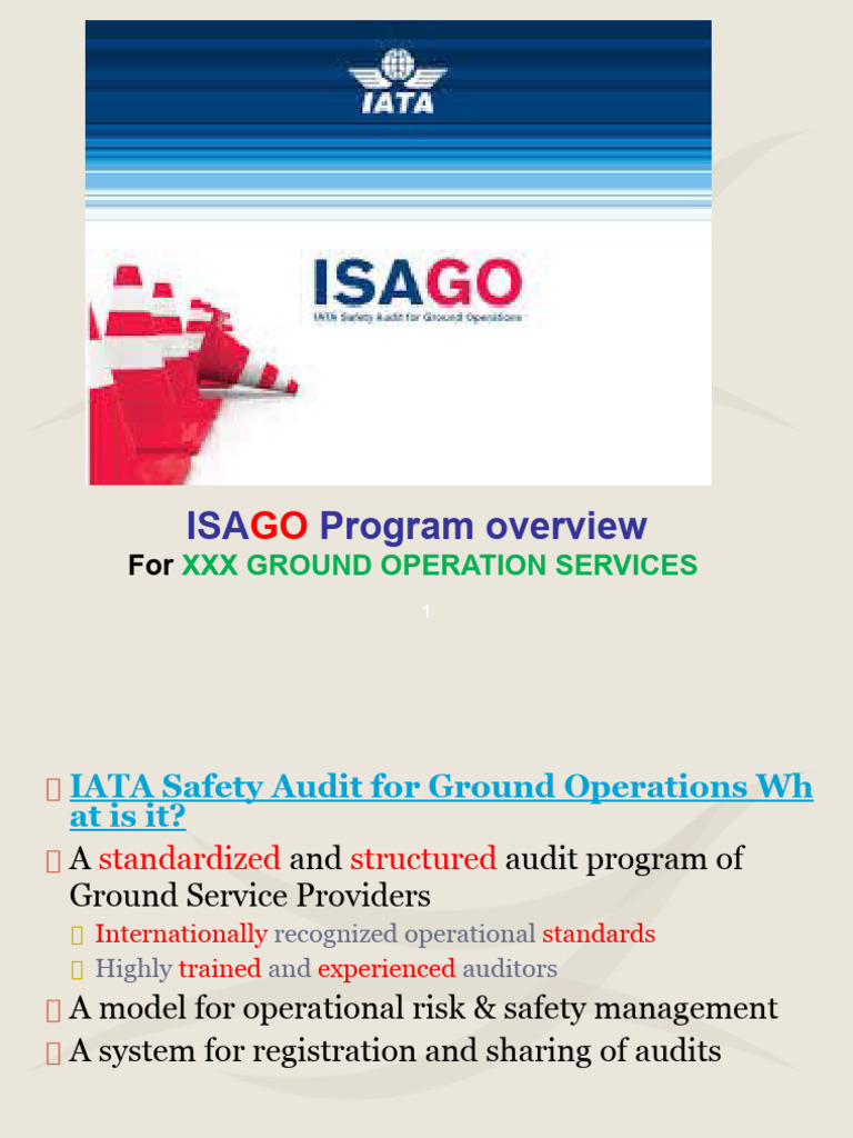 ISAGO Presentation | Download Free PDF | Aviation | Transport