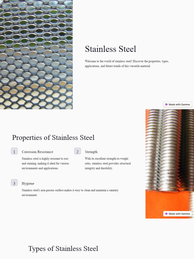 Stainless Steel | PDF | Stainless Steel | Steel