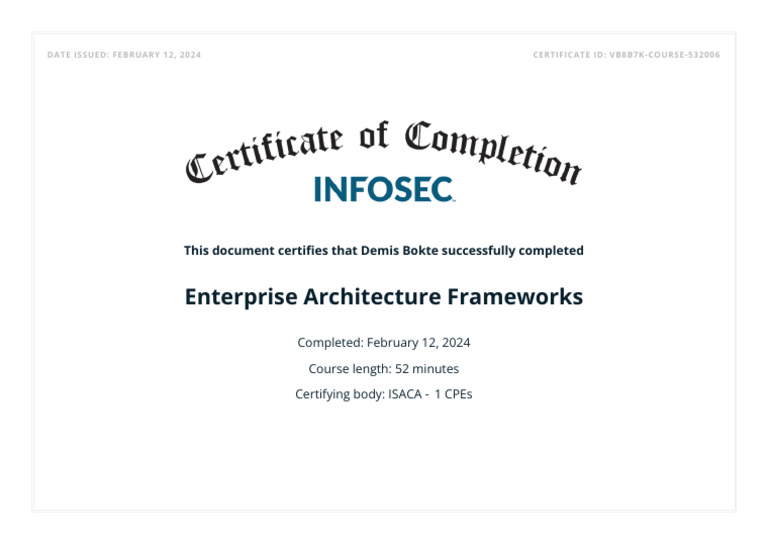 Enterprise Architecture Frameworks | PDF