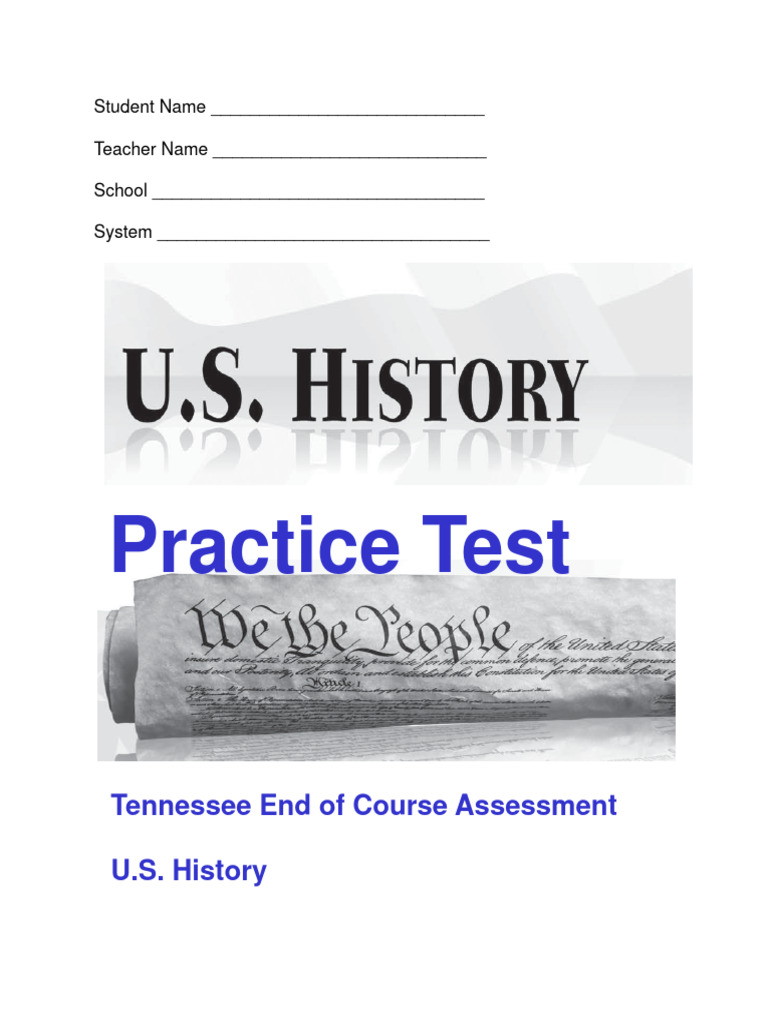 Eoc Practice Test Form 1 | PDF | Multiple Choice