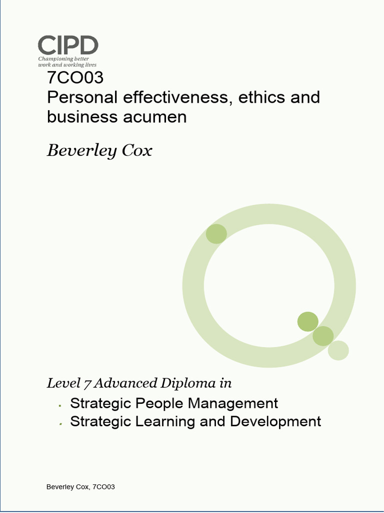 7CO03 Updated | Download Free PDF | Analytics | Employment