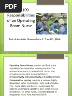 Scrub and Circulating Nurse Roles Explained | PDF | Surgery