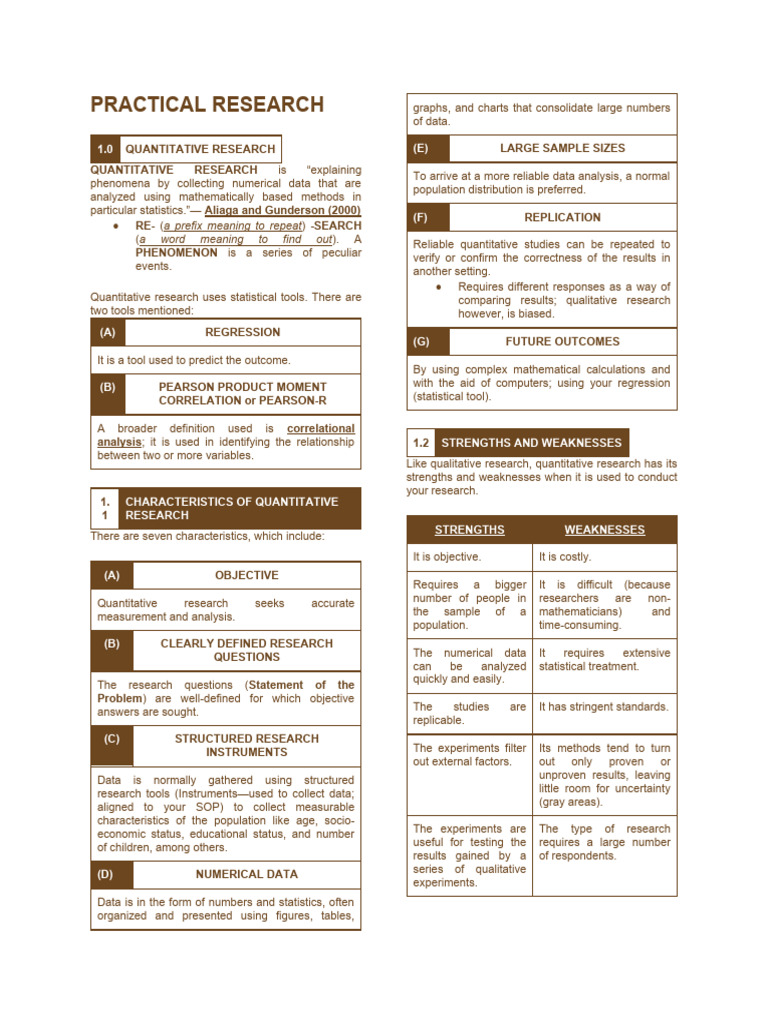 PRACTICAL RESEARCH | Download Free PDF | Level Of Measurement ...