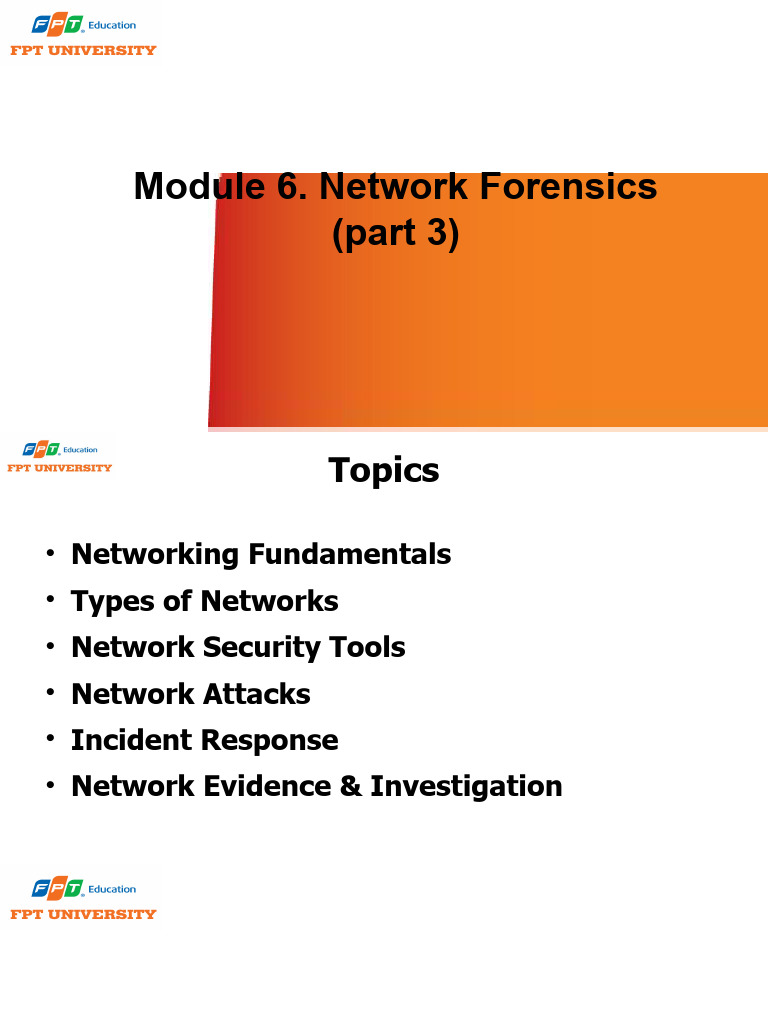 Module 6 Network Forensics Pdf Computer Network Internet Protocols