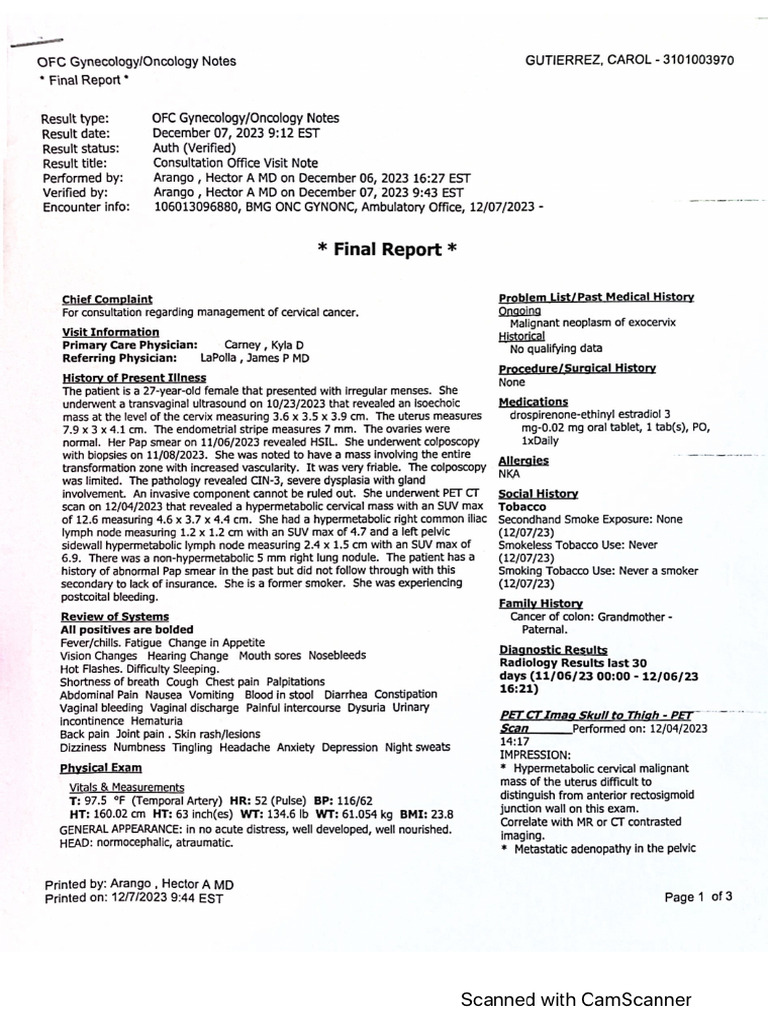 DR Arango Report | PDF