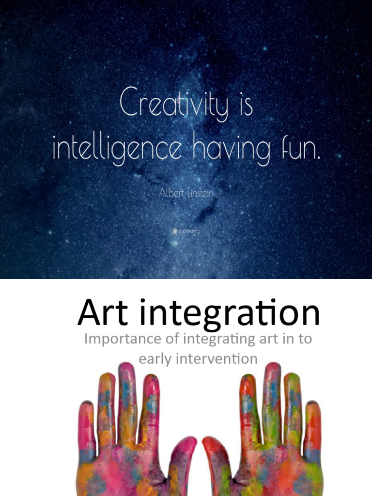 Art Integration | PDF | Imagination | Thought