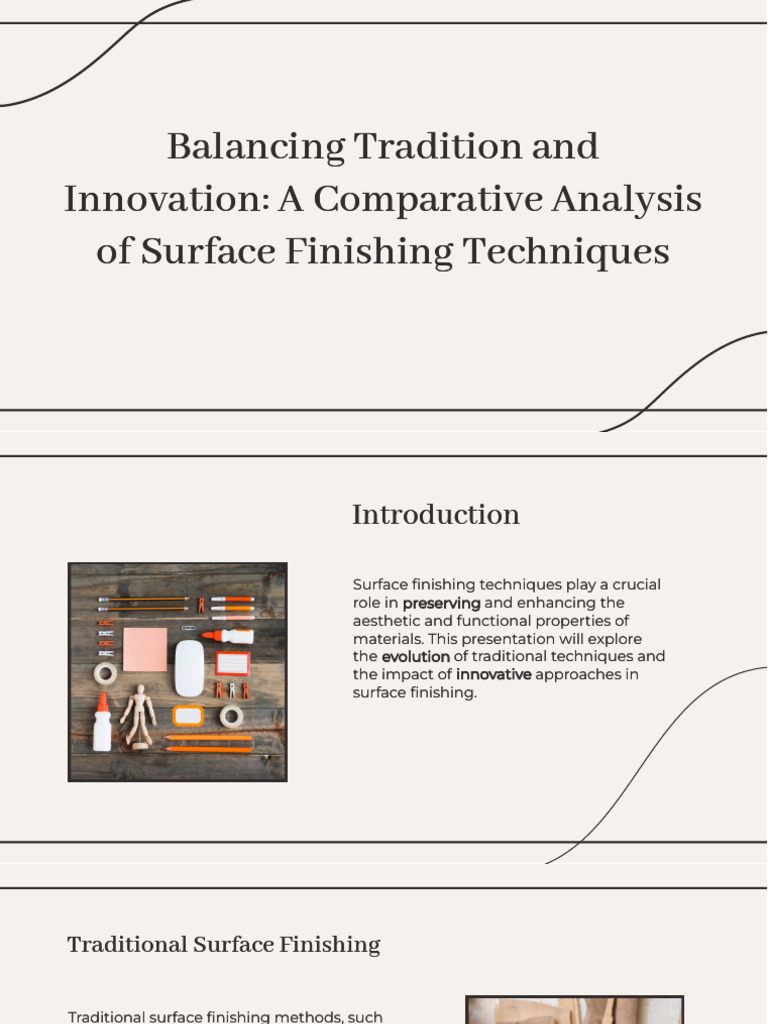 Wepik Balancing Tradition and Innovation A Comparative Analysis of Surface Finishing Techniques ...