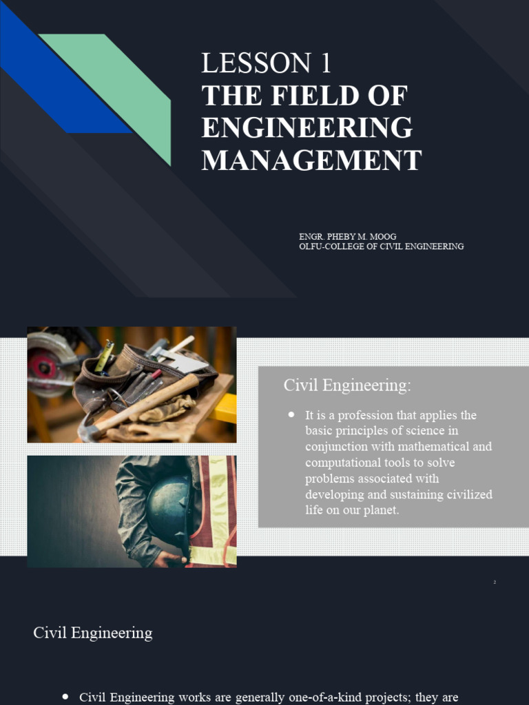 Engineering Management | PDF | Engineering | Engineer