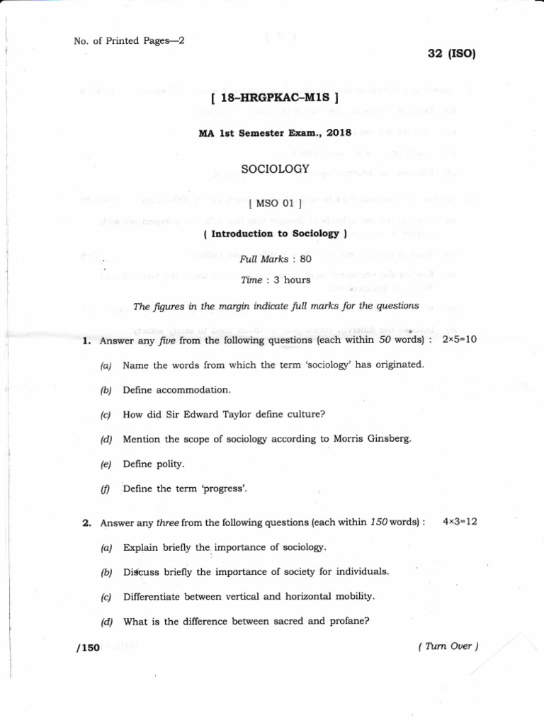 Introduction To Sociology | PDF | Sociology | Science