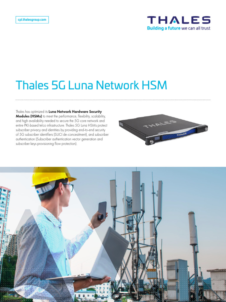 Thales 5g Luna Network HSM Document Ds | PDF | Key (Cryptography) | Encryption